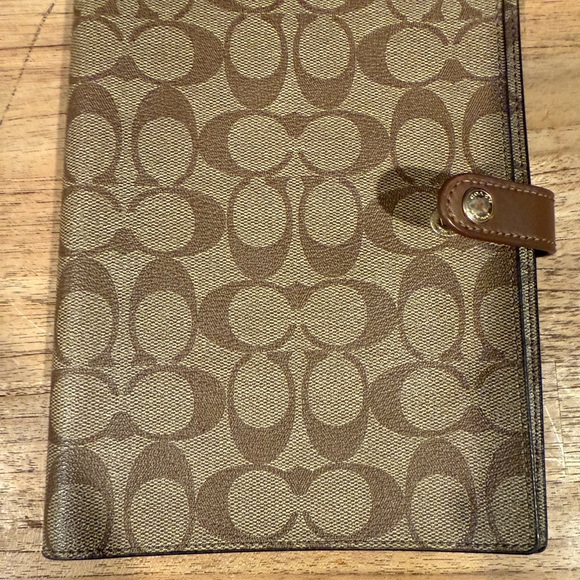 Coach | Other | Coach Monogrammed Agenda Notebook Cover | Poshmark